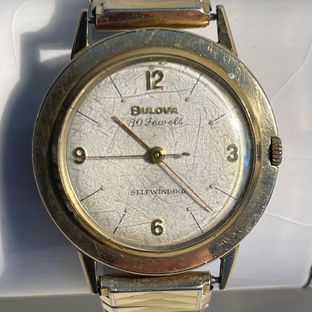 Men's Vintage Bulova Watch -30 Jewel Selfwinding- 10k… - Gem